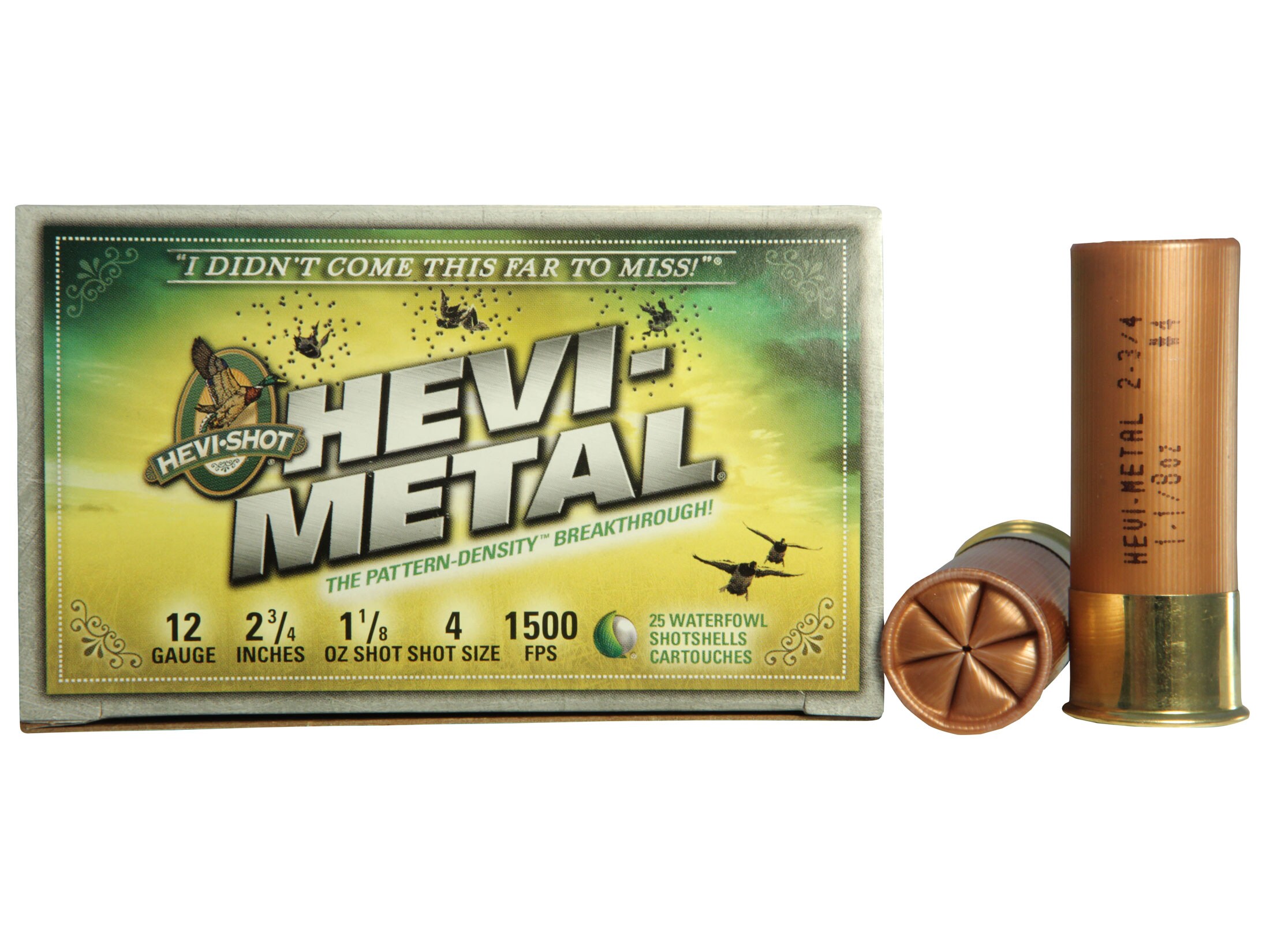 Hevi-Shot Hevi-Metal Waterfowl 12 Ga Ammo 2-3/4 #4 Steel Bismuth Shot