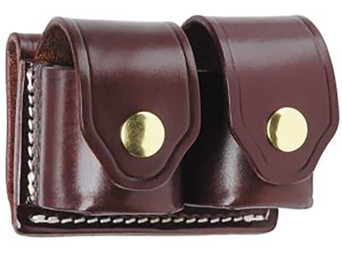 Triple K 103 Double Speed Loader Pouch Large 38 Special 357 Mag Nickel