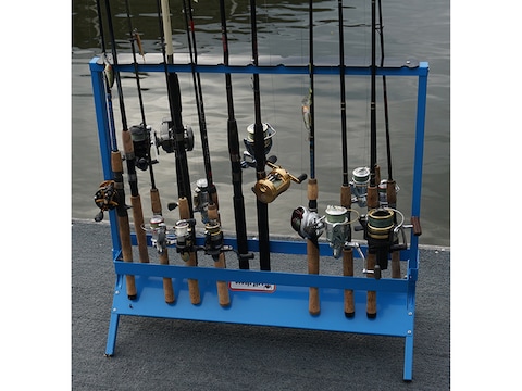 Viking Solutions Free Standing Fishing Rod Holder Blue