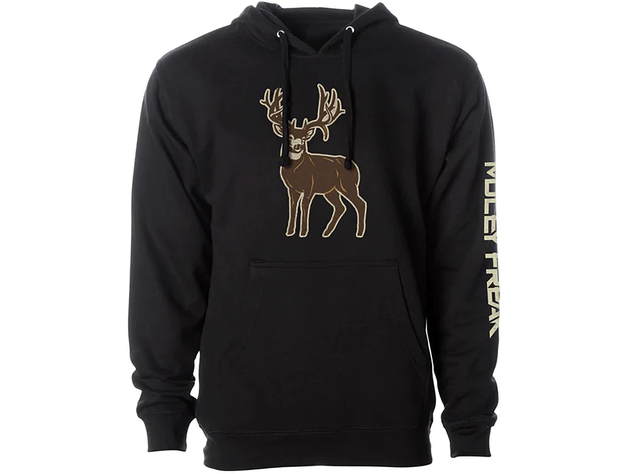 Muley Freak Men's Legend Buck Hoodie Black 2XL