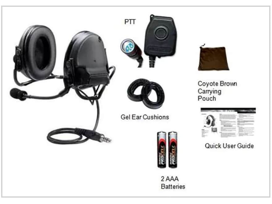 Peltor ComTac III ACH Tactical Electronic Ear Muffs Foliage Green