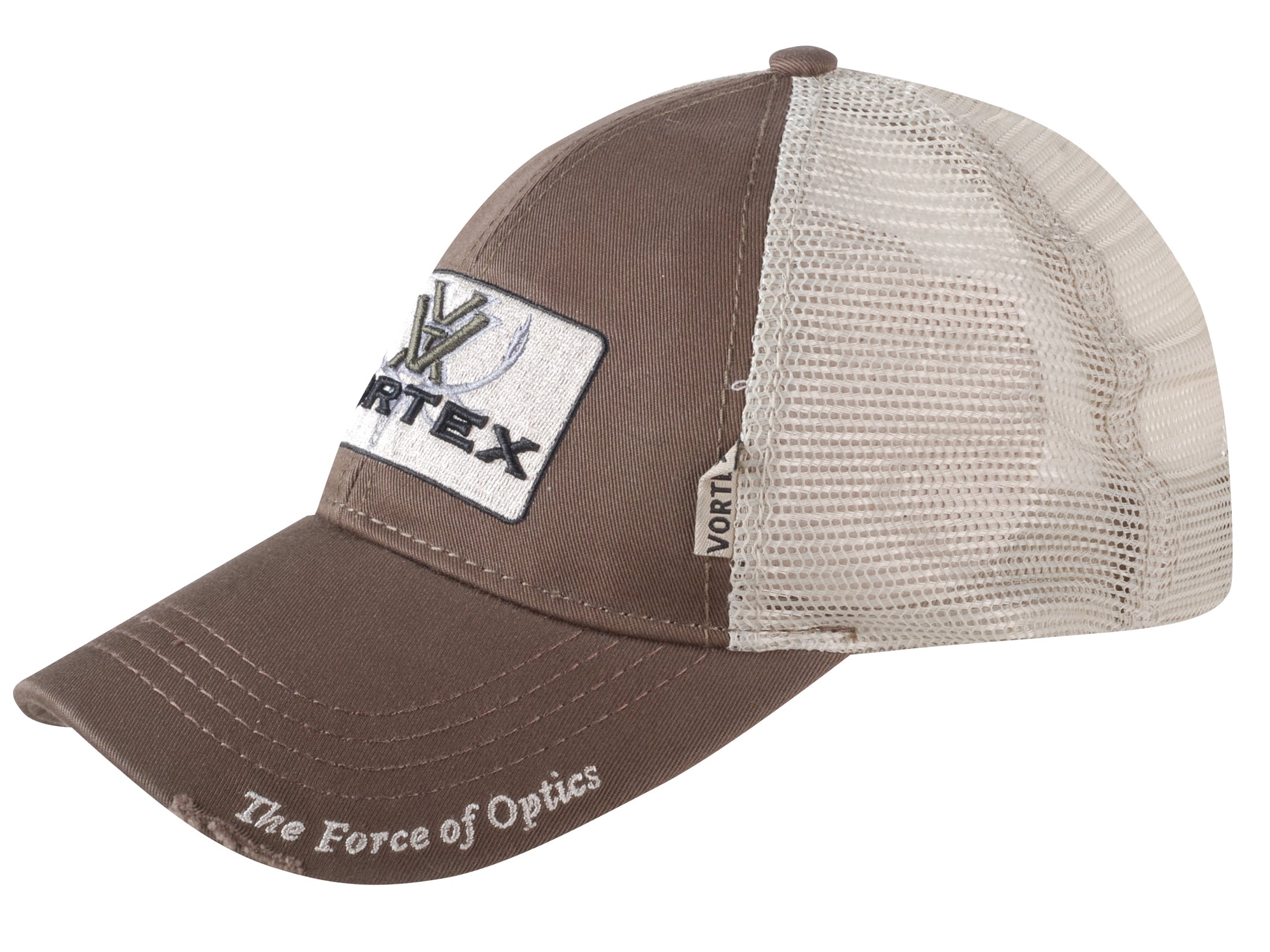 Vortex Optics Mesh Back Logo Cap Brown Cotton