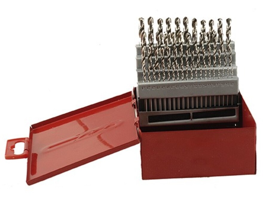 Baker 60 Piece Drill Bit Set Short Length High Speed Steel