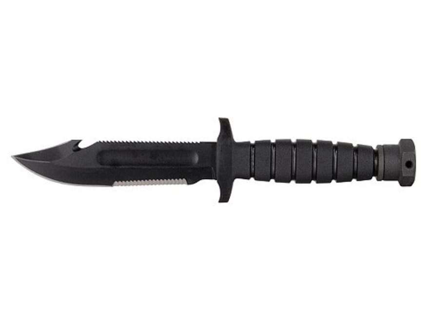 Ontario SP24 USN-1 Fixed Blade Knife 5 Clip Point 1095 Black Carbon
