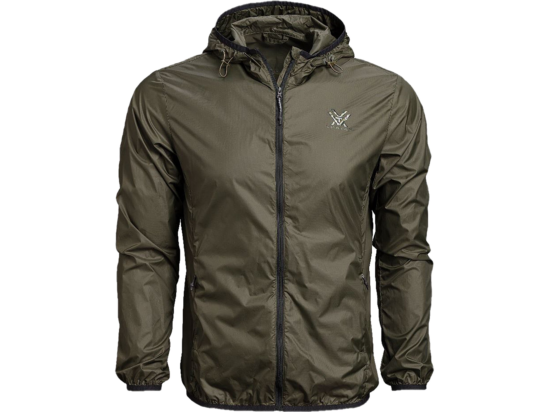 Vortex Optics Men's Storm Silencer Rain Breaker Rain Jacket Forest