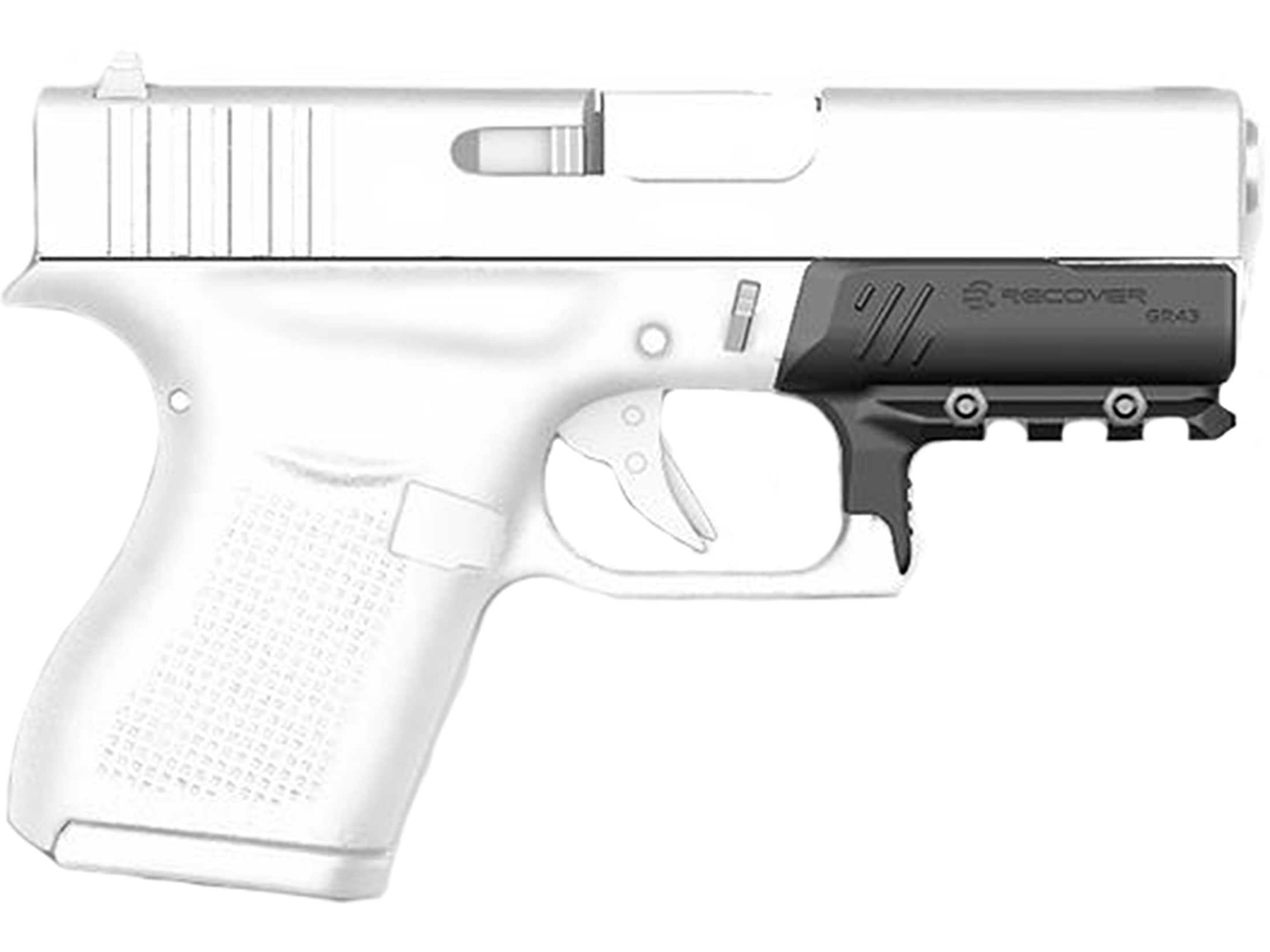 Recover Tactical Compact Picatinny Rail Glock 43, 43X, 48 Polymer
