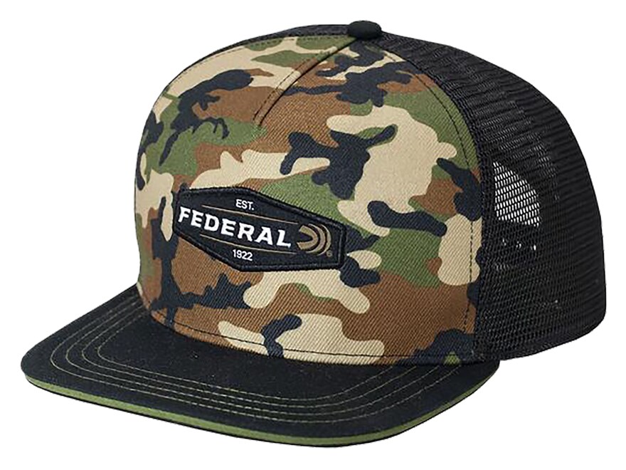 Federal Premium Camo Trucker Cap Camo/Black