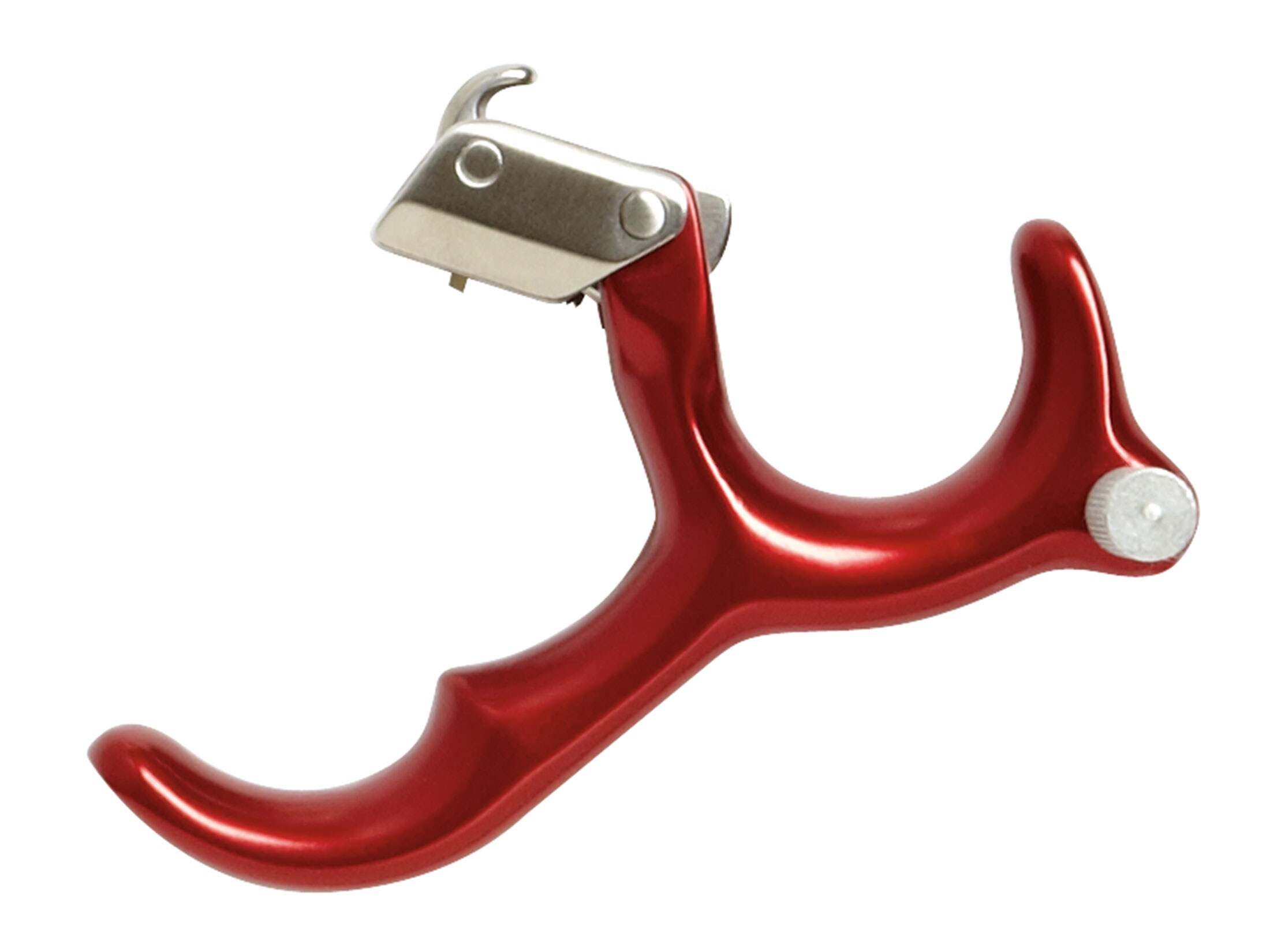 Scott Archery Babyhorn 3-Finger Handheld Bow Release Red