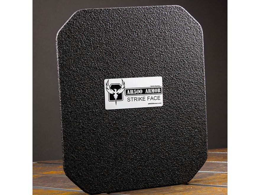 AR500 Body Armor Stand Alone Lightweight Ballistic Plate III+ Back