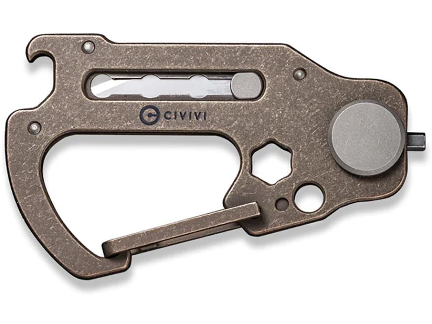 CIVIVI Polymorph Carabiner Multi-Tool Titanium Bronze