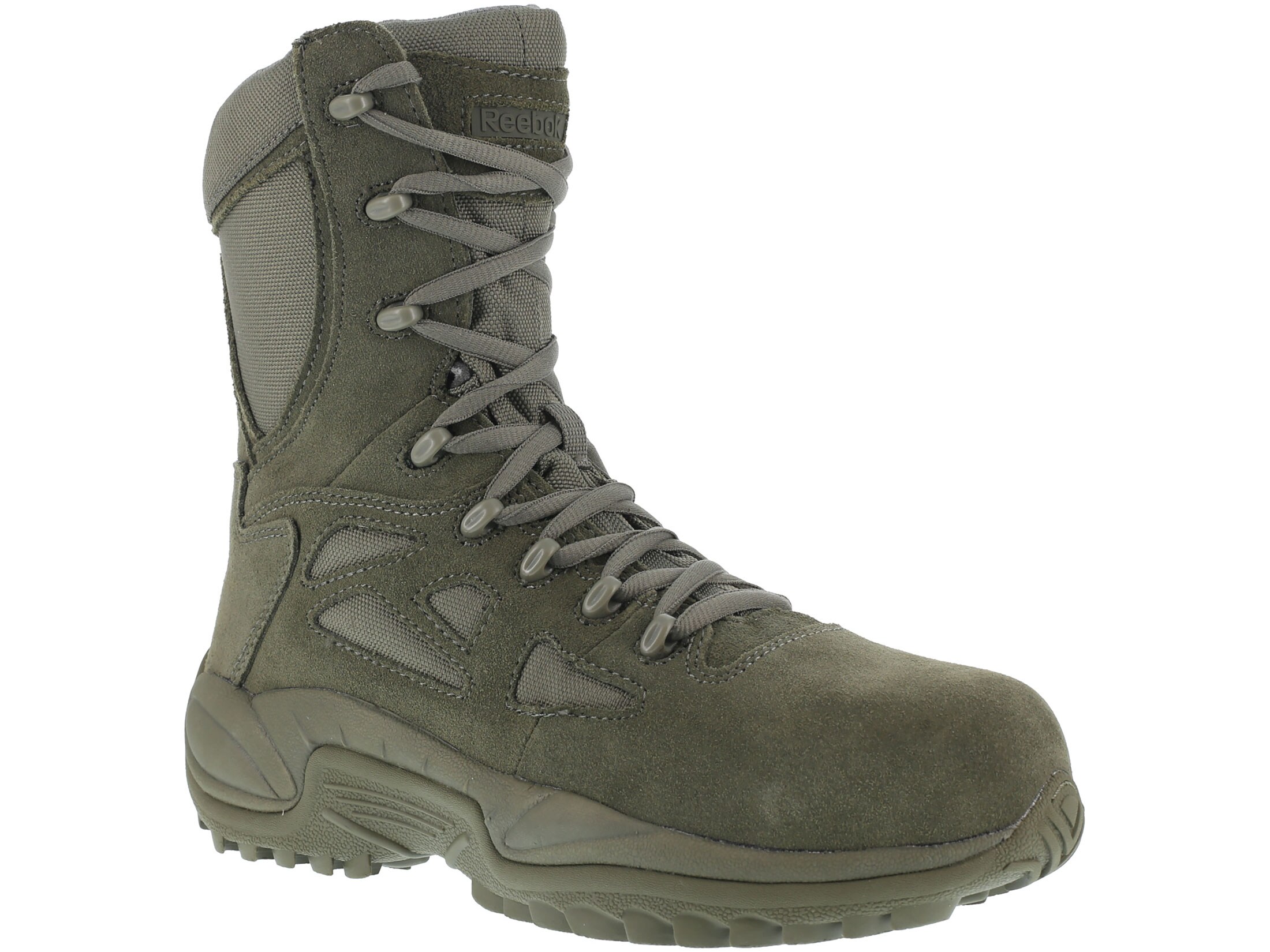 Reebok Rapid Response 8 Side-Zip Composite Safety Toe Tactical Boots