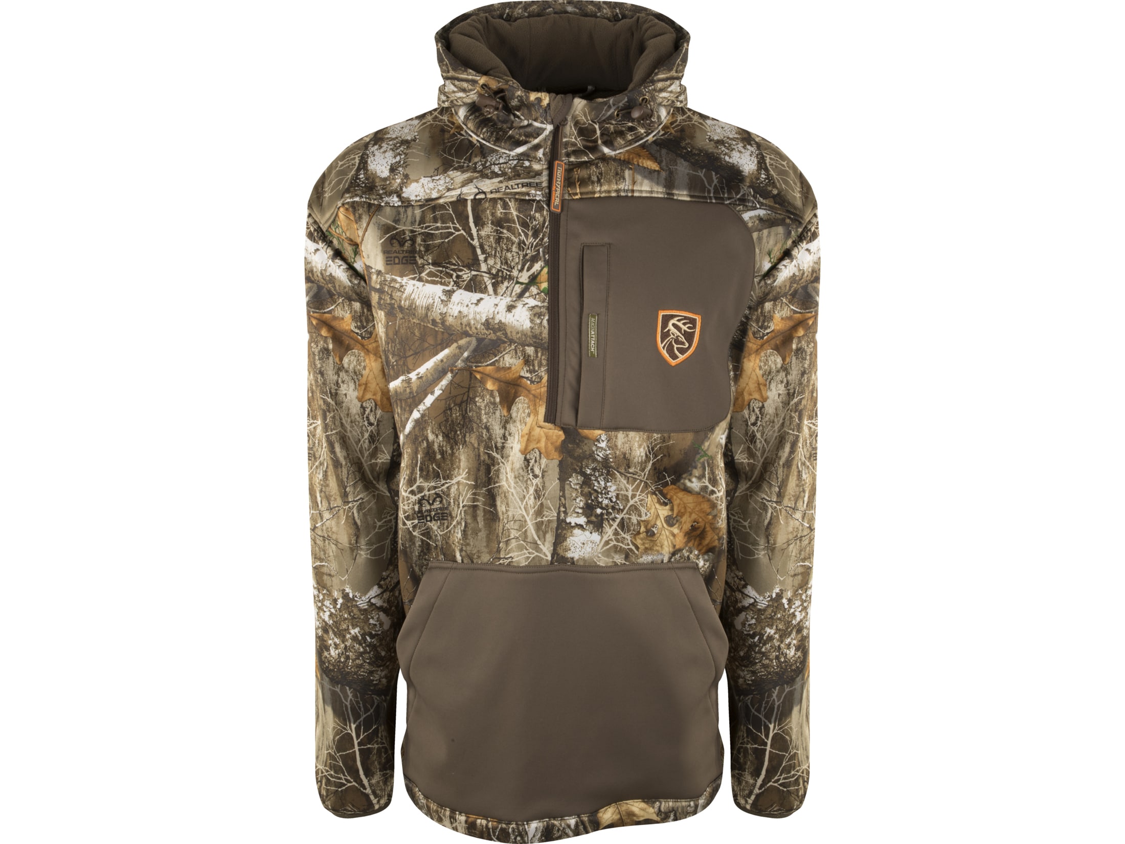 Drake Men's Non-Typical Midweight Endurance 1/4 Zip Hoodie Realtree