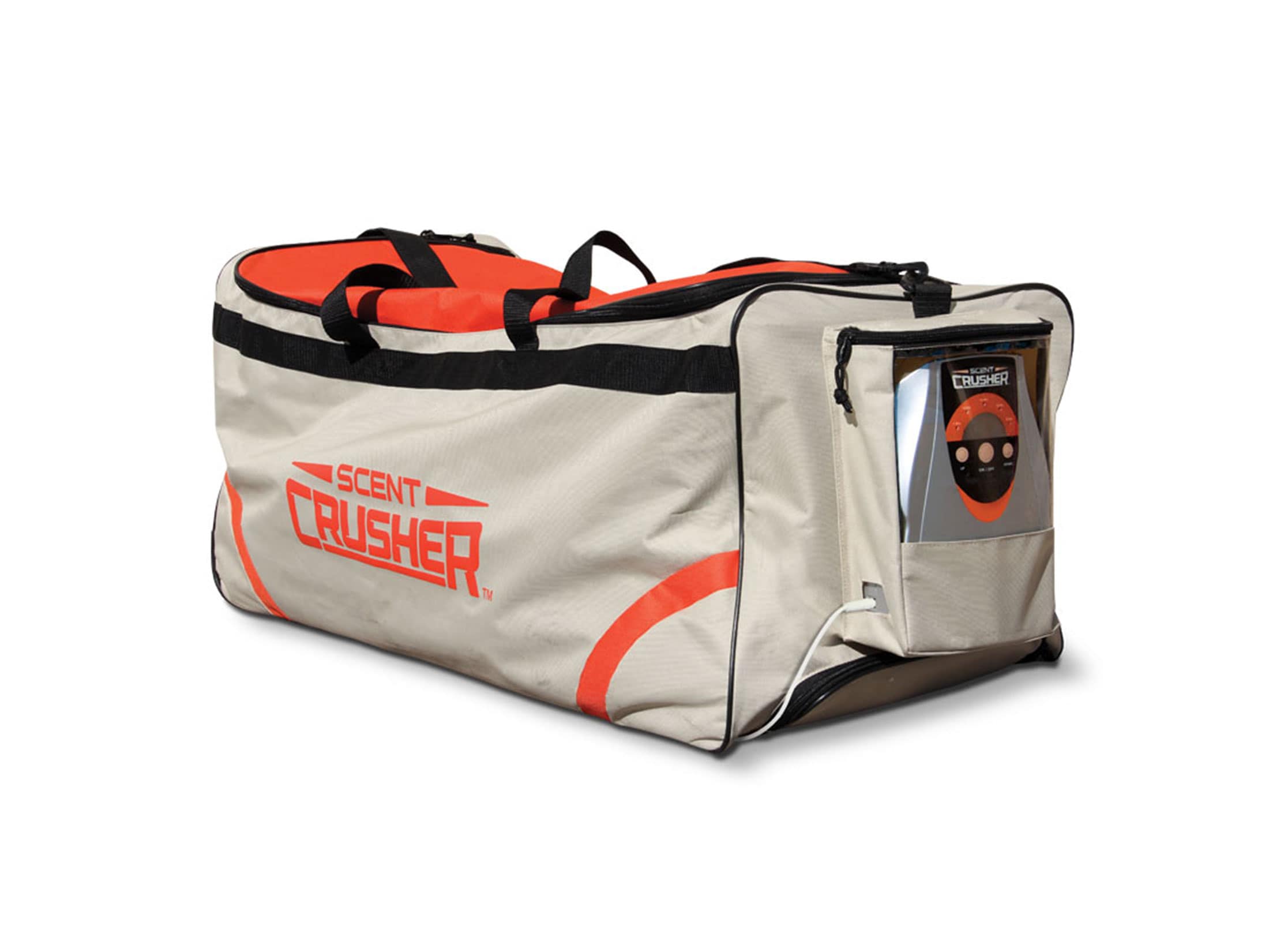 Scent Crusher Rolling Duffel Bag Ozone Scent Elimination Device Nylon