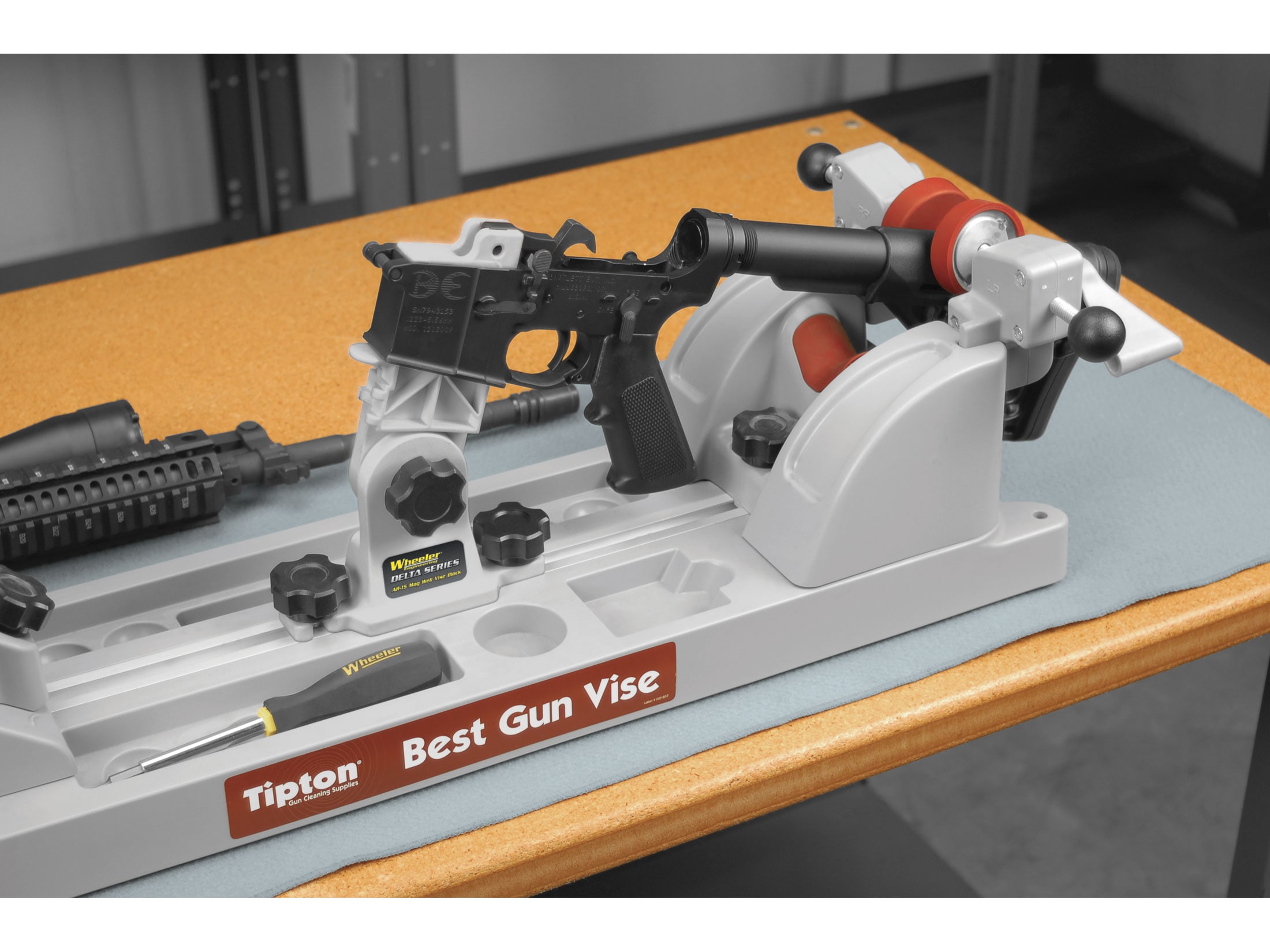Tipton Best Gun Vise Free Wheeler Delta Series AR-15 Lower Receiver
