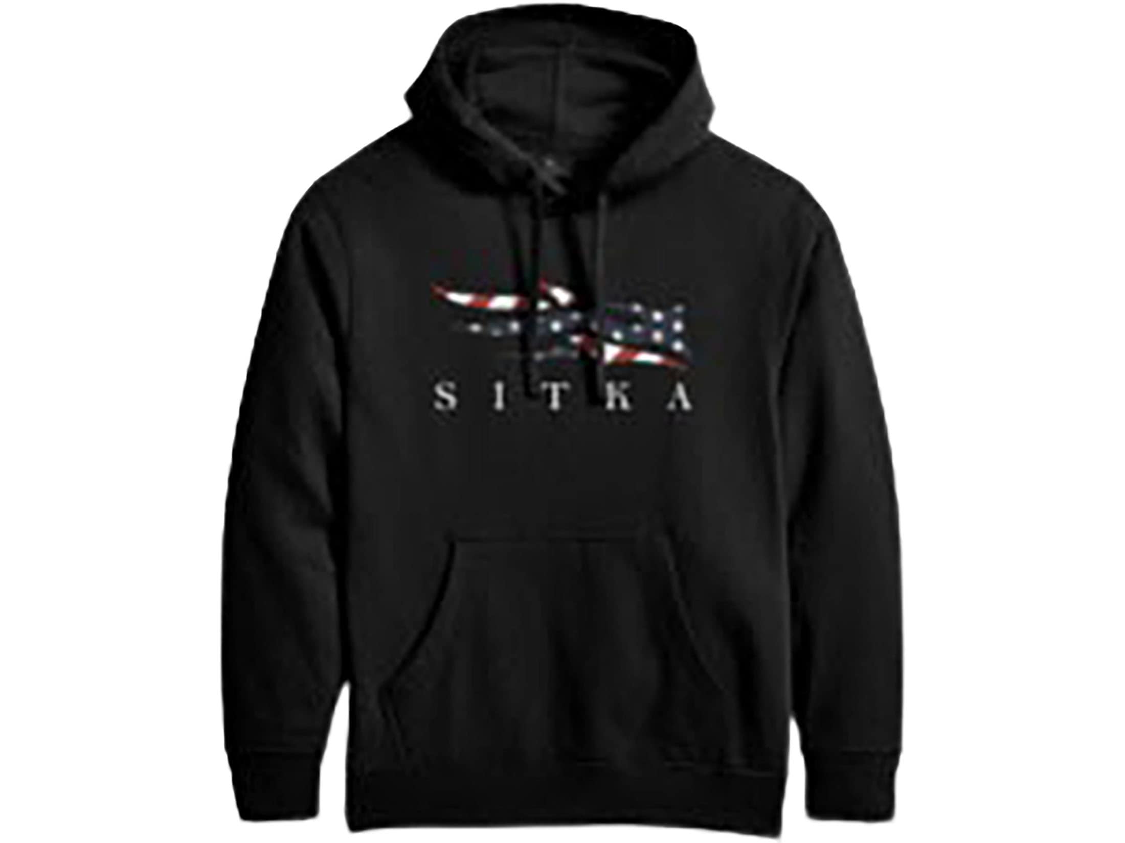 Sitka Gear Men's Icon Flag Hoodie Sitka Black XL