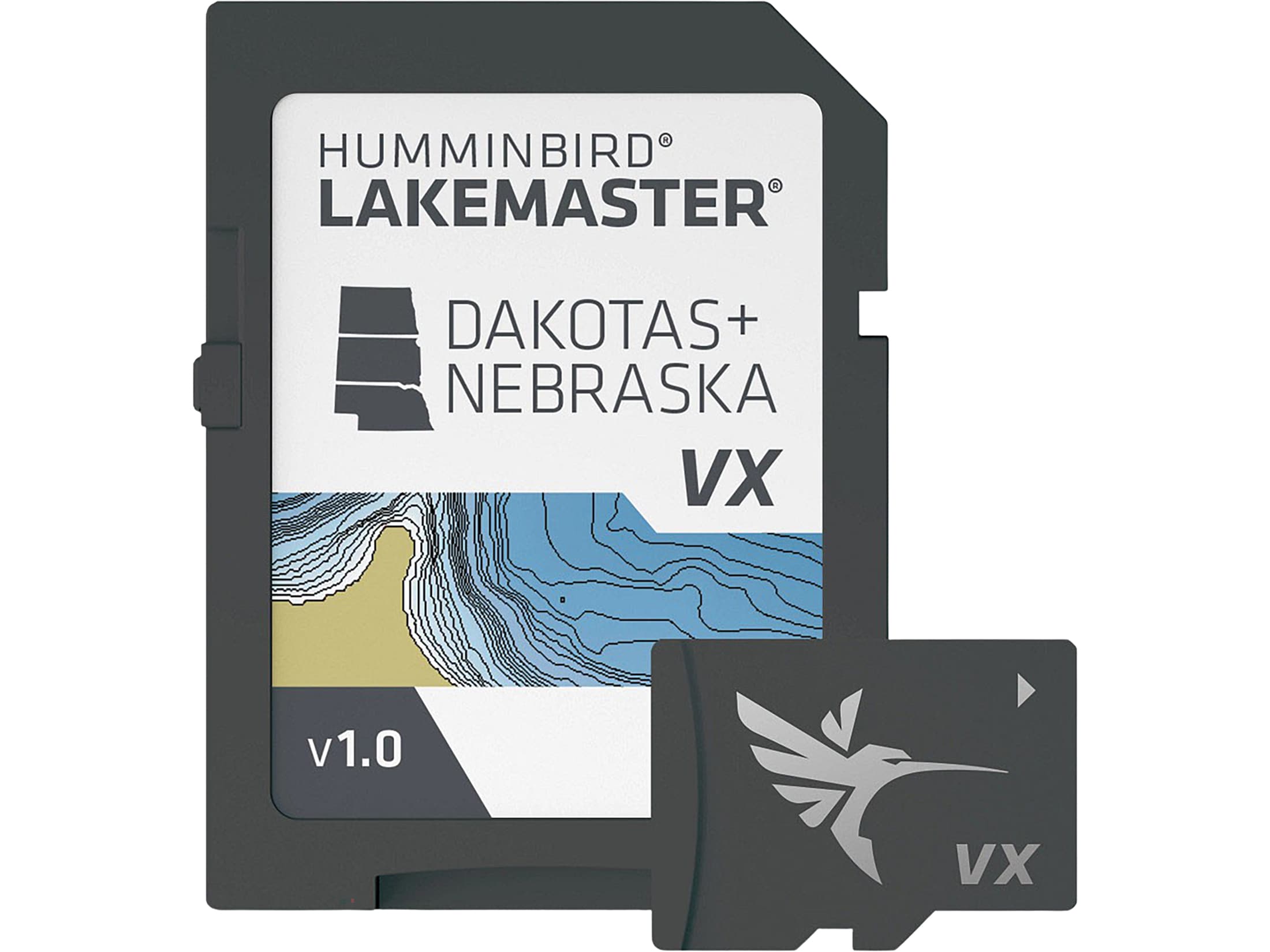 Humminbird LakeMaster VX Map Card Dakota/Nebraska
