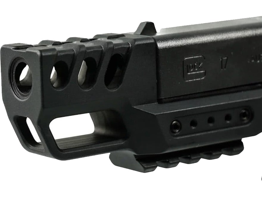 Armaspec FMC-G17 Frame Mounted Compensator 9mm Aluminum Black