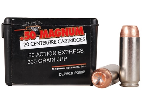 Mag Research Ammo 50 Action Express 300 Grain Jacketed Hollow Point