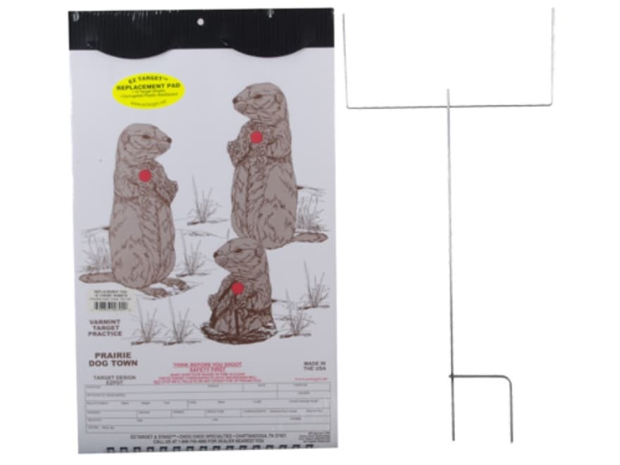 EZ Target Prairie Dog Town Master Pack Target 11 x 17 Paper 15PK Stand