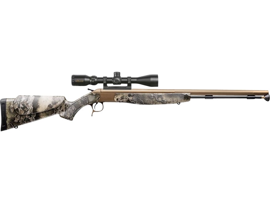 CVA Crossfire Muzzleloading Rifle 50 cal 26 Fluted Barrel Stainless