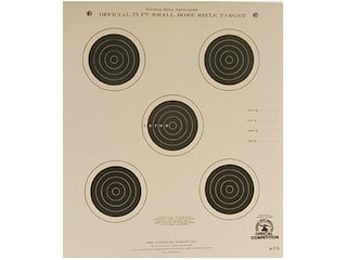 Product Comparison for NRA Official Smallbore Rifle Targets A-17 50' 4 ...