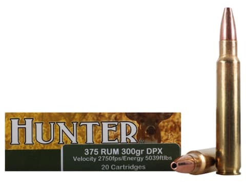 Cor-Bon DPX Hunter Ammo 375 Remington Ultra Mag 300 Grain Barnes