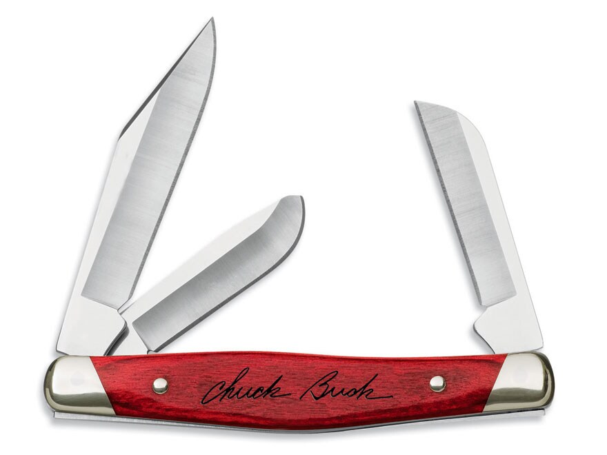 Buck 301 Stockman CW Folding Knife 3-Blade 420HC SS Cherrywood Handle