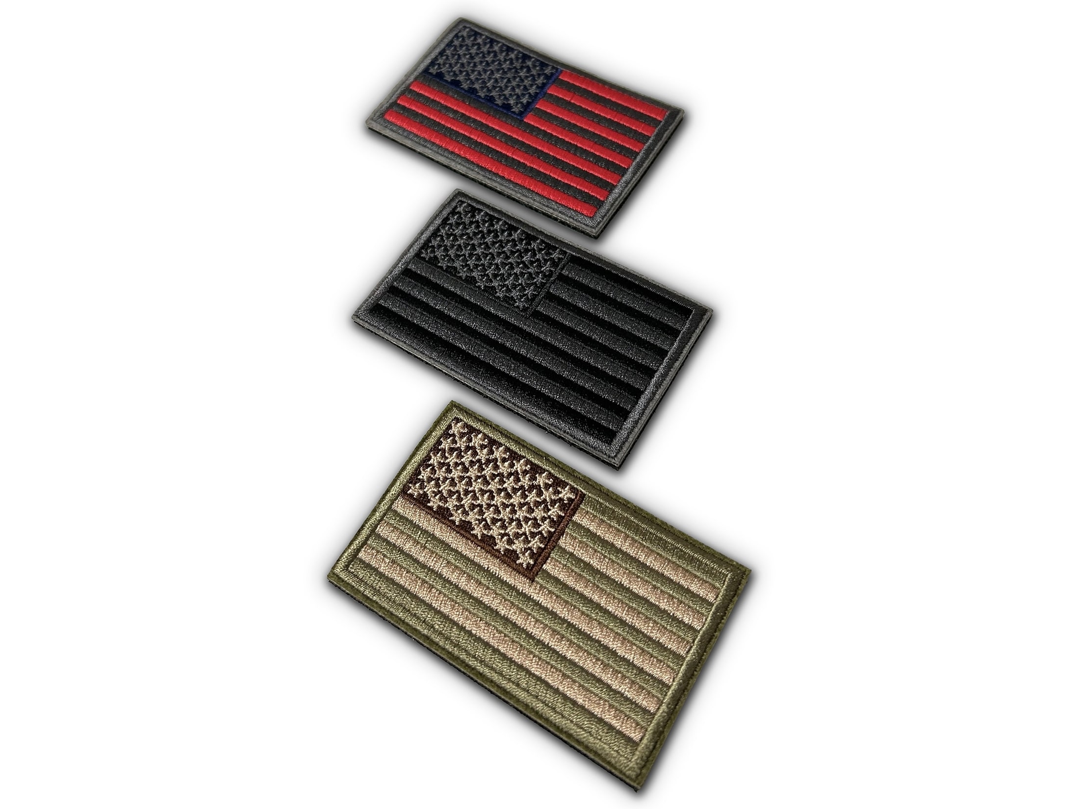 MidwayUSA US Flag Morale Patch 3PK
