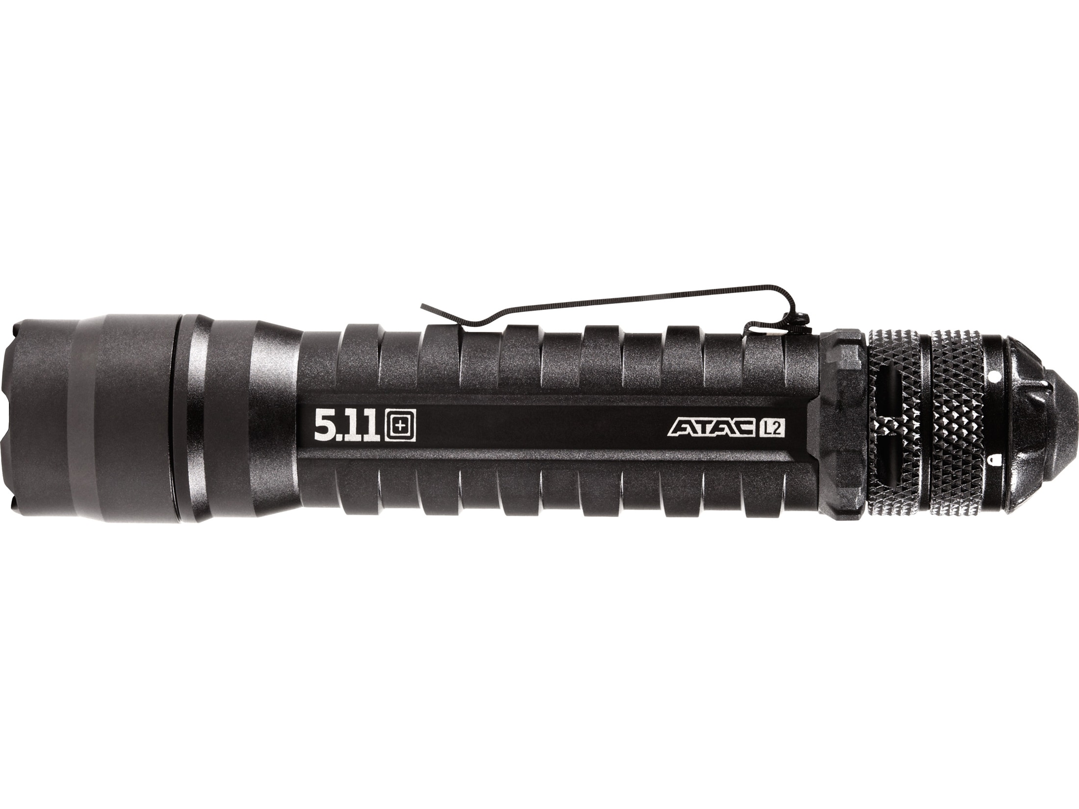 5.11 ATAC L2 LED Tactical Flashlight Hi/Lo/Strobe Aluminum Black