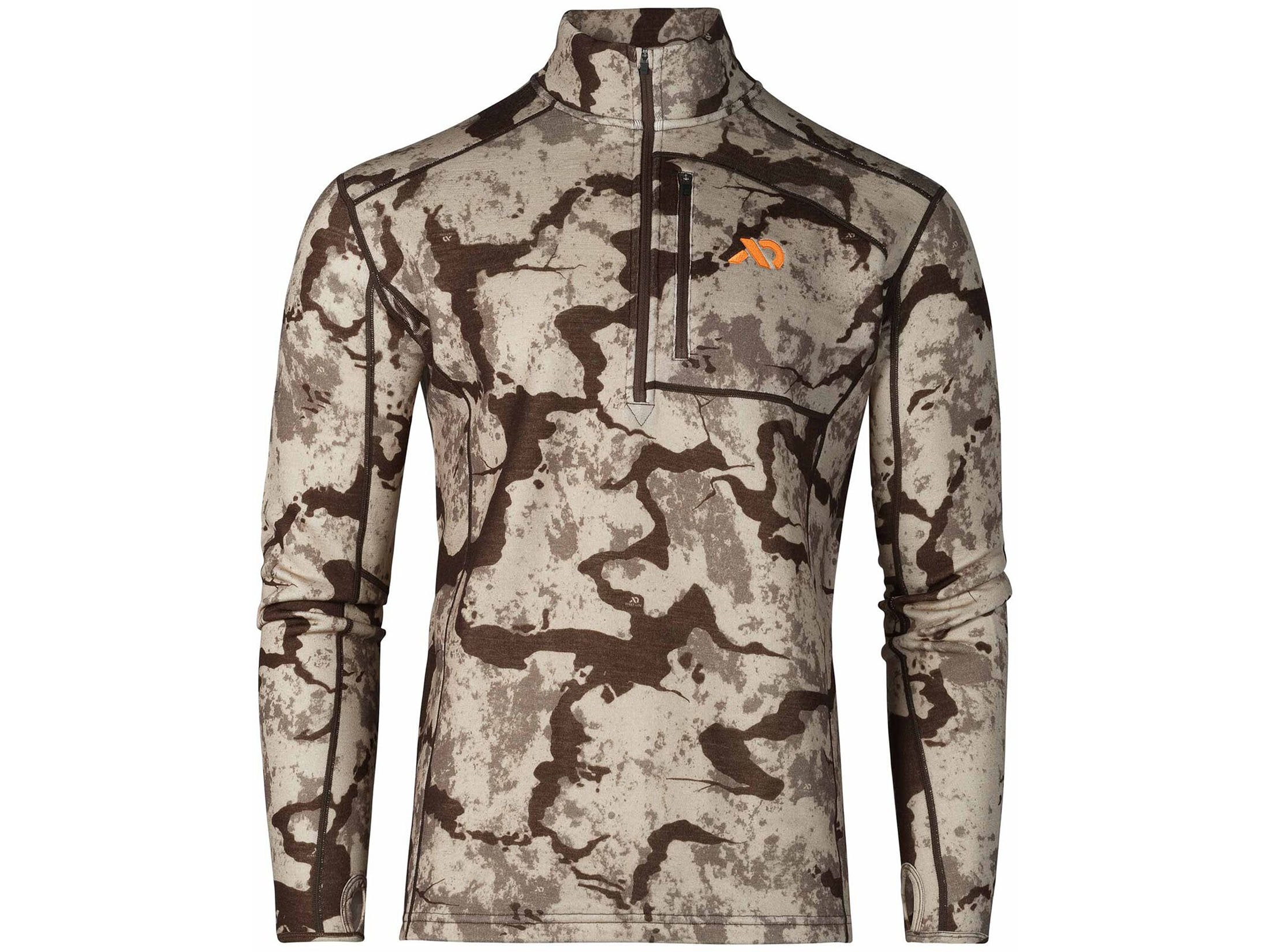 First Lite Men's Furnace Quarter Zip Base Layer Shirt First Lite Cerca