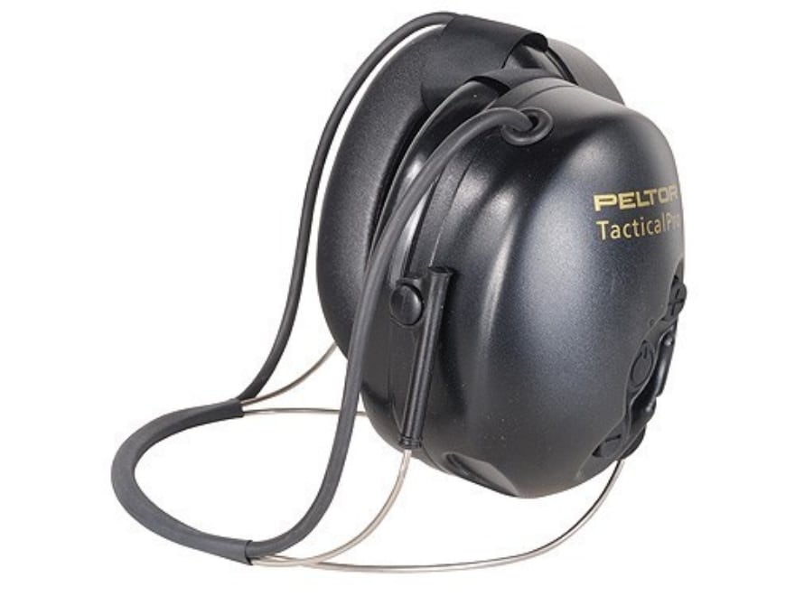 Peltor Tactical PRO Behind the Head Electronic Ear Muffs Black