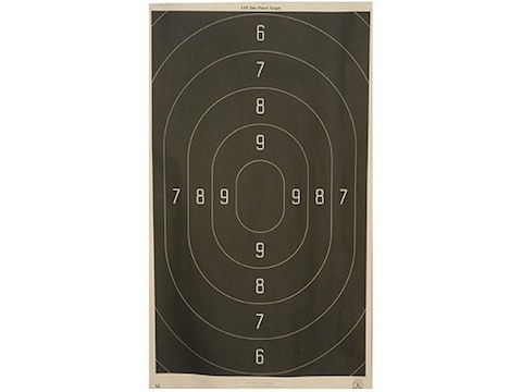 NRA Official Action Pistol Targets B-18 50 Yard Rapid Fire Paper Pack