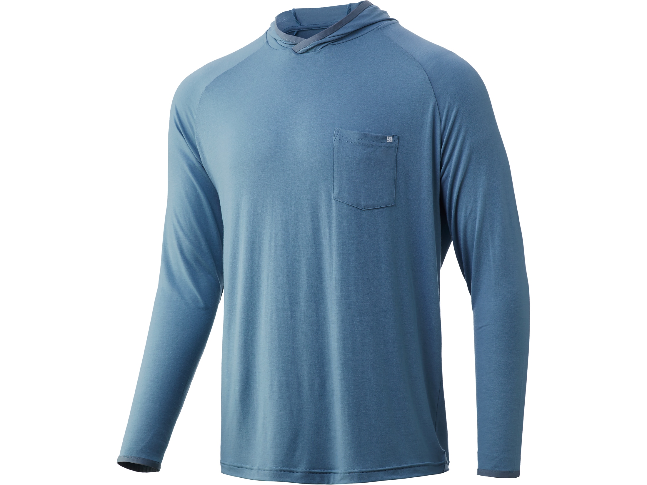 Huk Men's Waypoint Hoodie Sargasso Sea 2XL