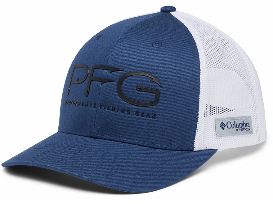 Columbia Men's PFG Hooks Mesh Snap Back Hat Red Spark/White One Size