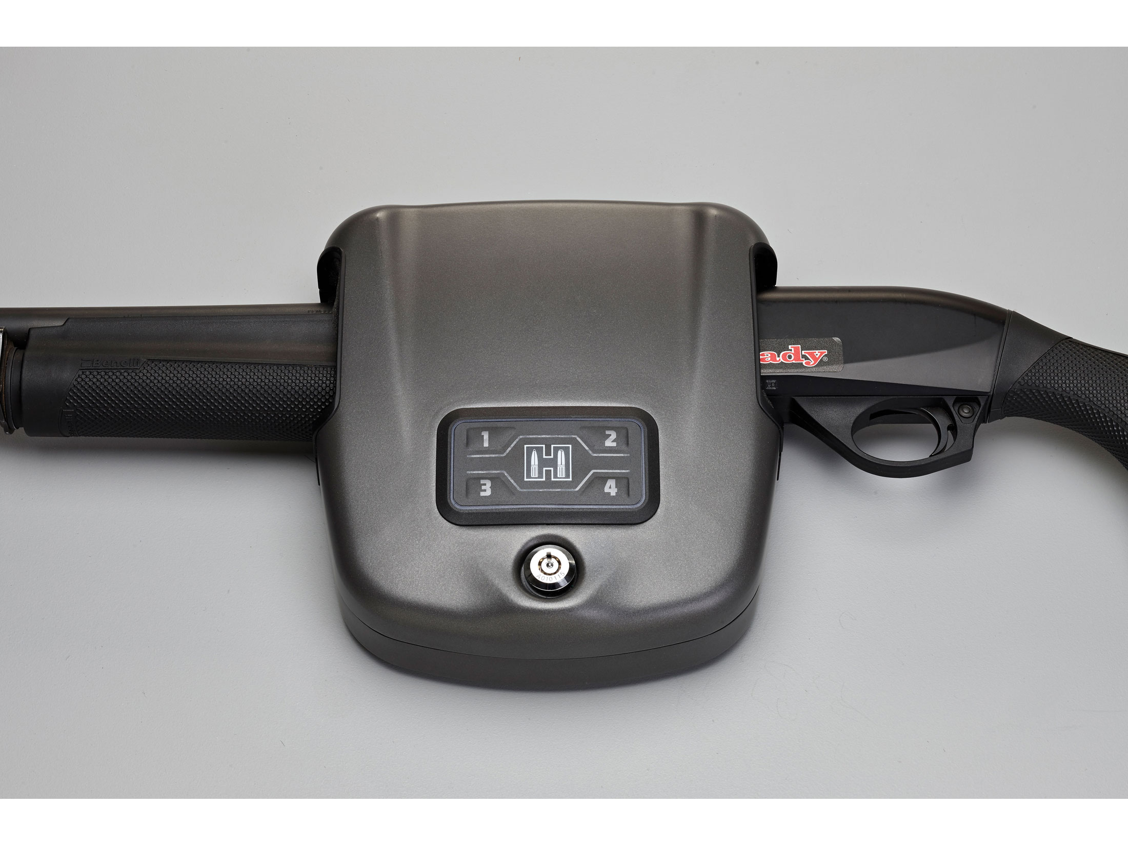 Hornady RAPiD Safe Shotgun Wall Lock RFID Safe Steel Black Hornady RAPiD Safe Shotgun Wall Lock RFID Safe Steel Black