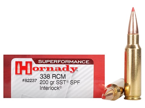 Hornady Superformance SST Ammo 338 Ruger Compact Mag (RCM) 200 Grain