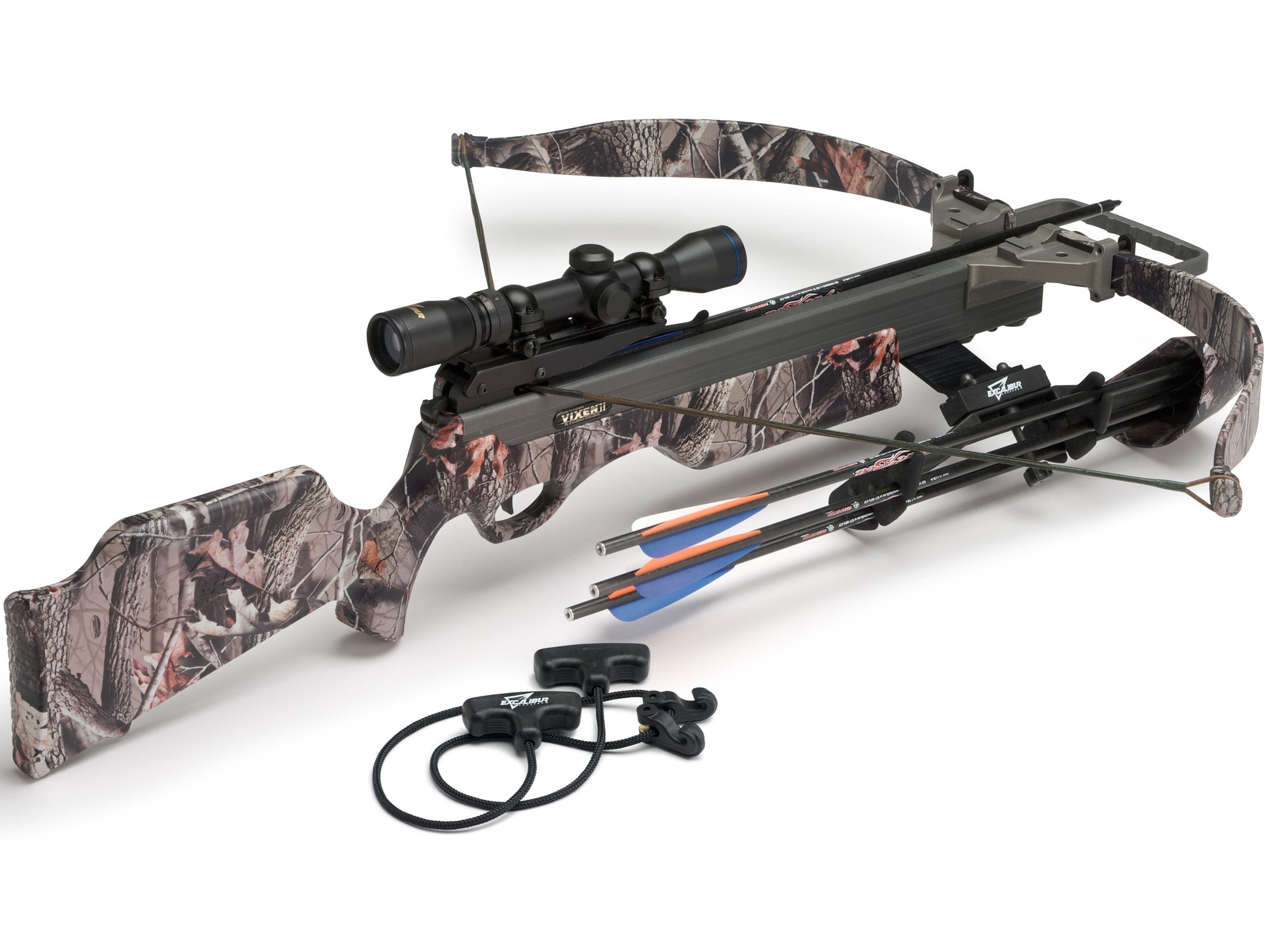 Excalibur Vixen II Compact Crossbow Package Vari-Zone Scope Realtree