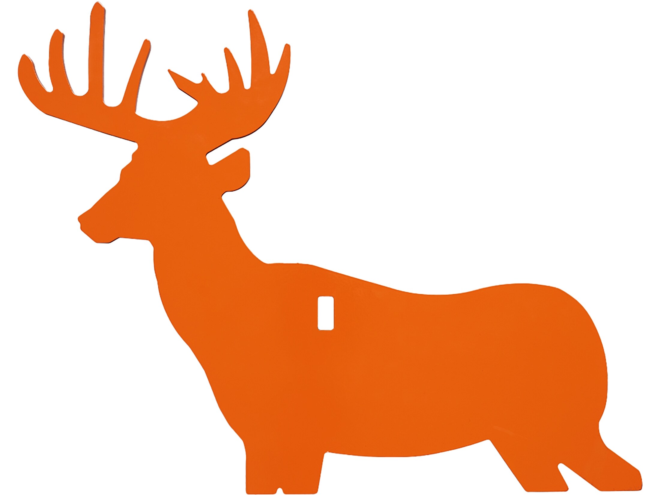 Champion Center Mass AR500 Steel Target Buck Deer