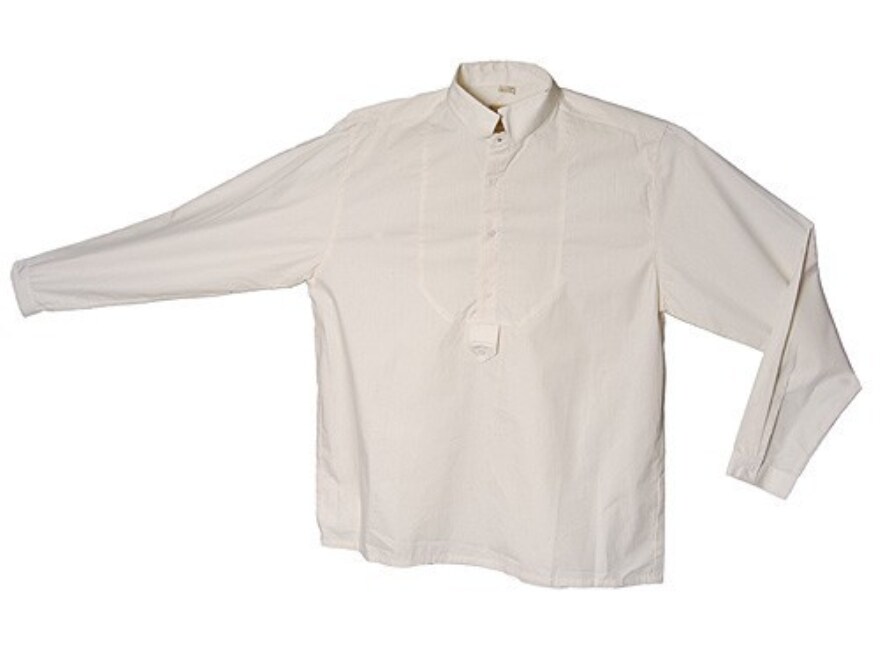 WahMaker Tombstone Shirt Long Sleeve Cotton Ivory Medium (40)