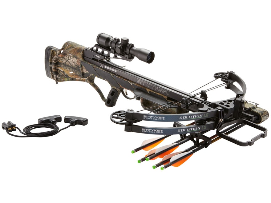 Stryker Solution LS Crossbow Package Multi-Reticle Scope Realtree APG