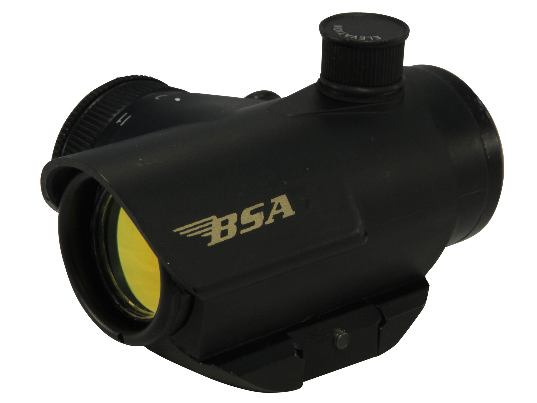 BSA Red Dot Sight 1x 20mm 5 MOA Red Dot Reticle Integral Weaver-Style