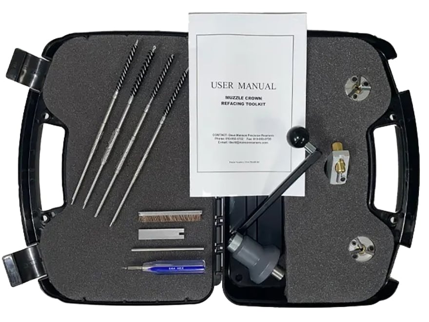 Manson Reamers Muzzle Crown Refacing Tool Kit 5 Pilots
