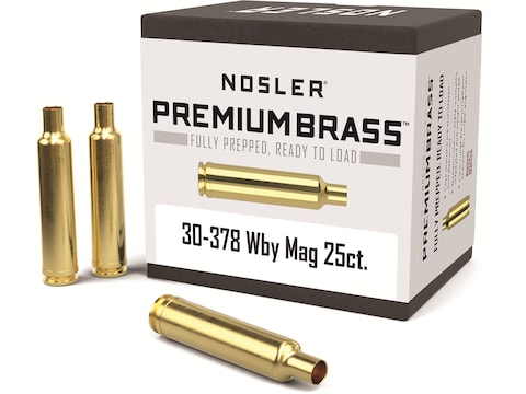Hornady Brass 30-378 Weatherby Mag Box of 20