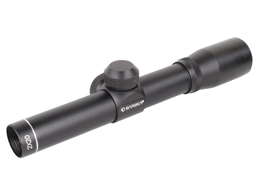 Barska Compact Contour Rifle Scope 2x 20mm 30-30 Reticle Matte
