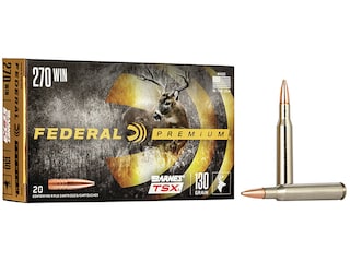 Product Comparison for Barnes VOR-TX 270 Winchester Ammo 130 Grain ...