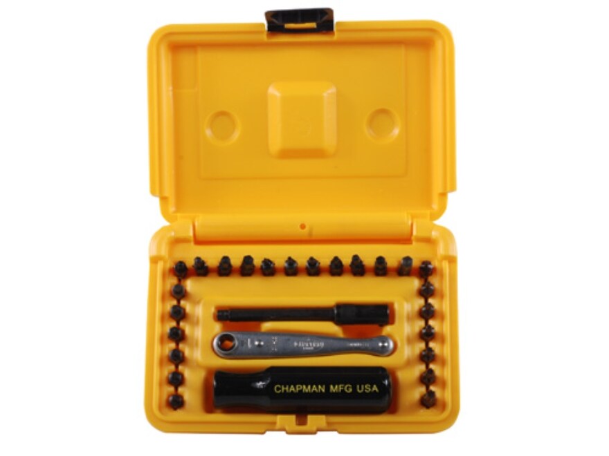 Chapman Model 2011 27-Piece Euro Screwdriver Set Star, Metric Hex, SAE