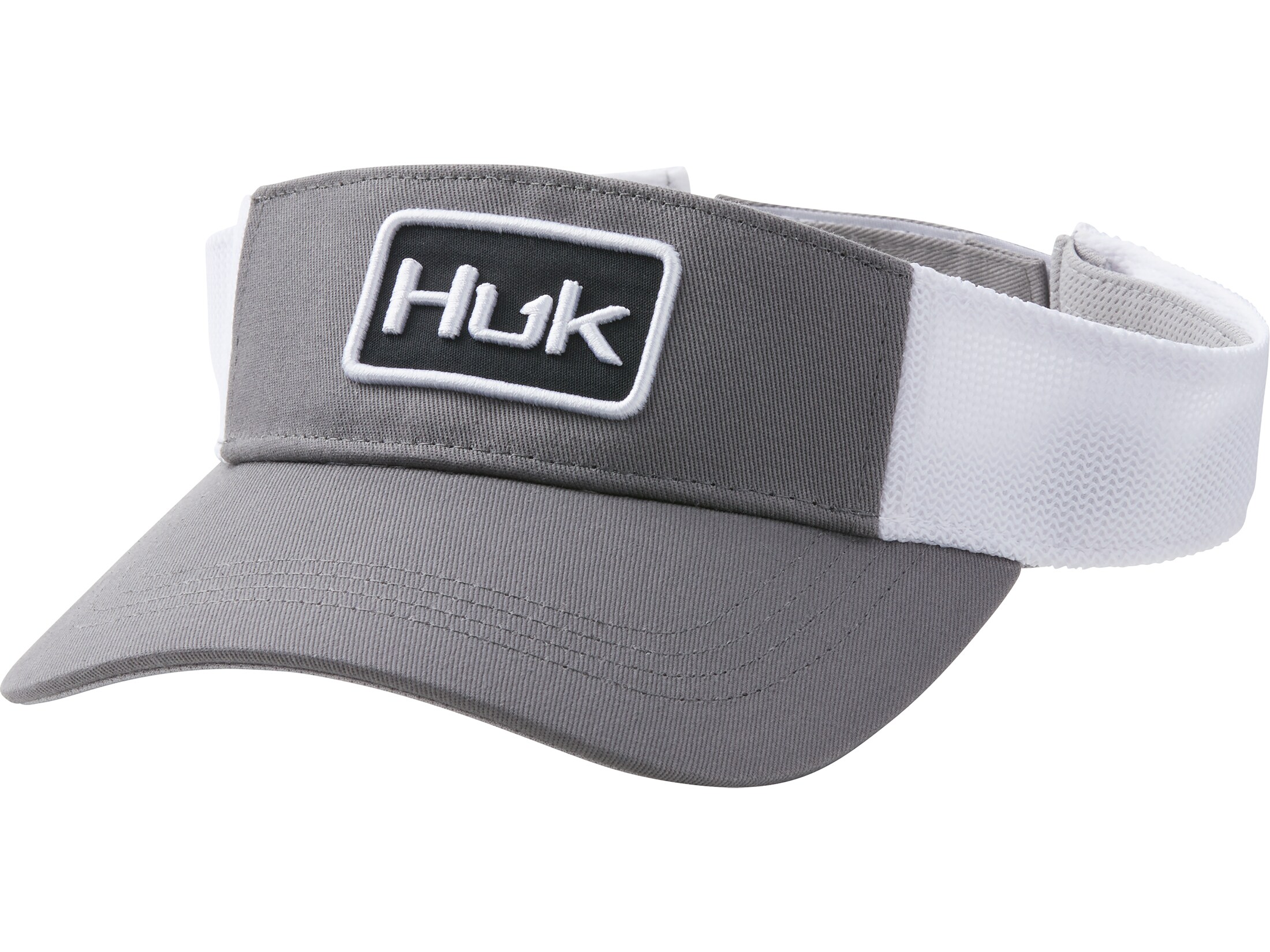 Huk Men's Solid Visor Volcanic Ash One Size Fits Most