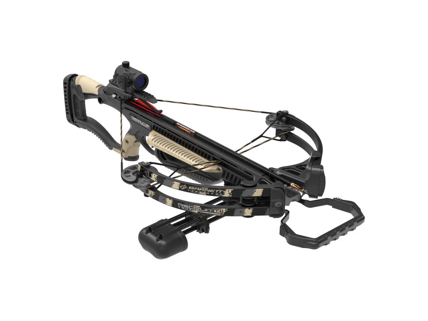 Barnett Recruit Youth 100 Crossbow Package Red Dot Sight Tan