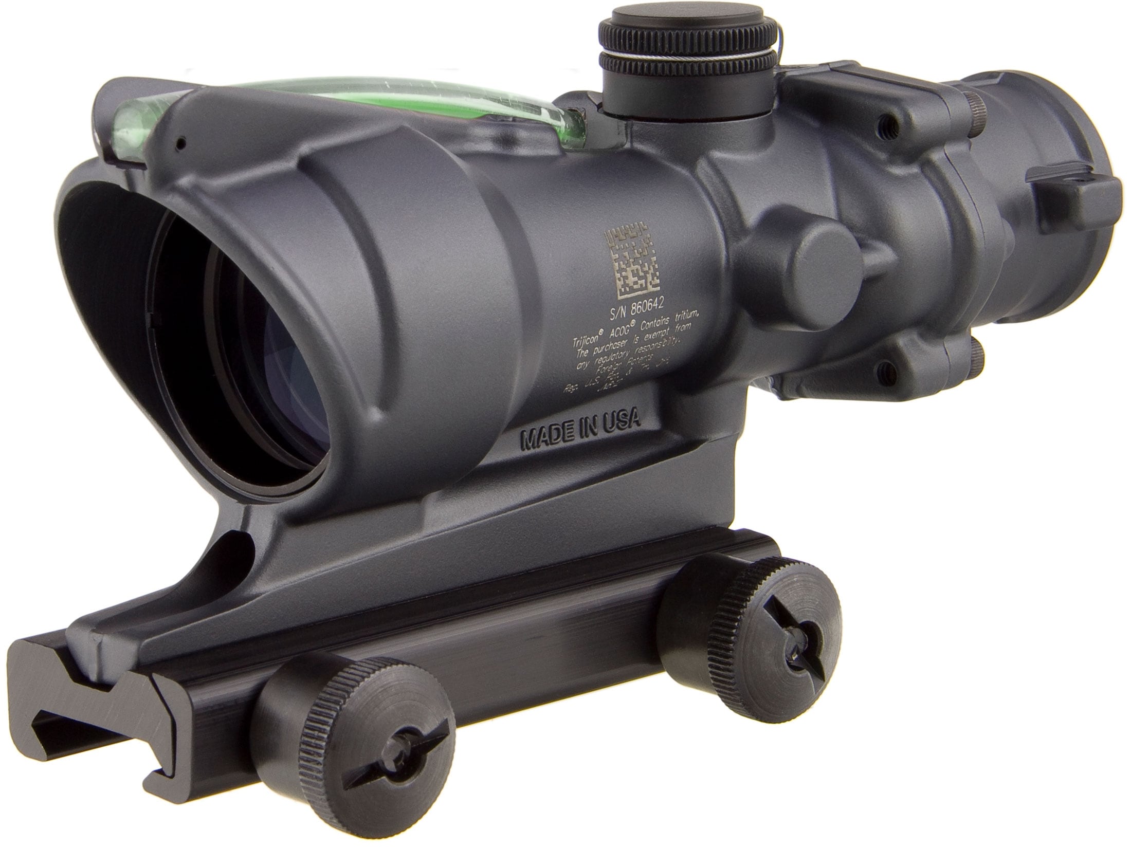 Trijicon Military Overrun ACOG Rifle Scope 4x 32mm Green Dual