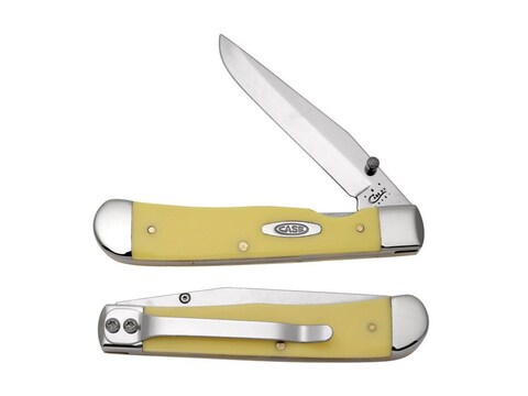 Case Trapperlock Folding Knife 4-1/8 Clip Point Chrome Vanadium Blade
